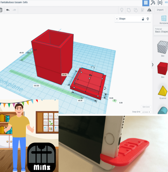 TinkerCAD Workshop | MINS3D 3D Printers